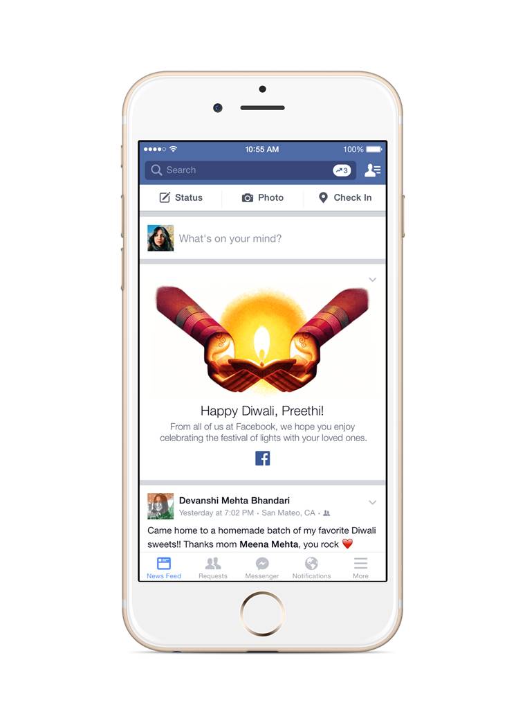 This is how India celebrated Diwali on Facebook | Technology News - The ...