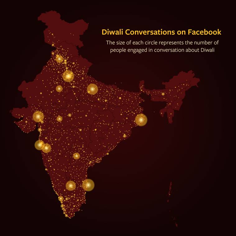 This is how India celebrated Diwali on Facebook | Technology News - The ...