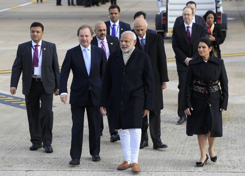PM Narendra Modi gets standing ovation after speech in British ...