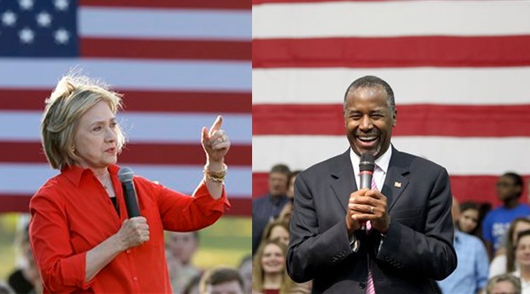 Hillary Clinton, Ben Carson in dead heat in 2016 match-up: poll | World ...