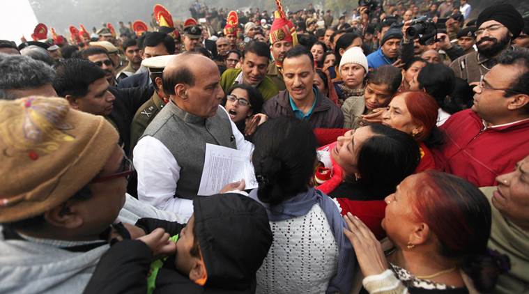 BSF plane crash: Amid grief and anger, families and ministers bid adieu ... BSF plane crash: Amid grief and anger, families and ministers bid adieu ...