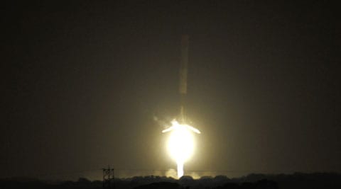 Video: SpaceX’s Falcon 9 lands successfully after launching into space ...