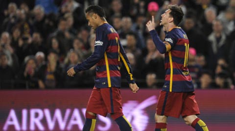 Lionel Messi scores on 500th appearance, Barcelona set new record ...