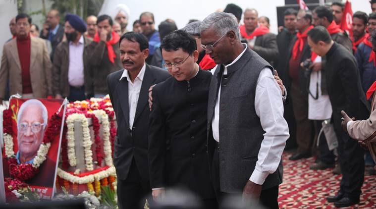 Party lines blur as leaders pay final tribute to CPI’s Bardhan | India ...
