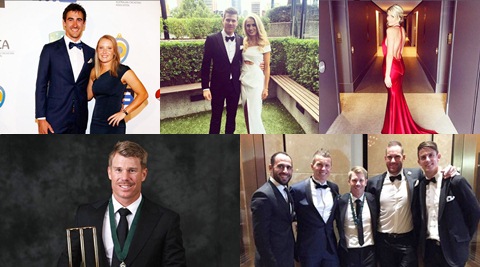 Australia cricketers dazzle with their WAGs at Allan Border medal ...