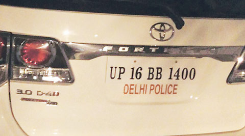 Man with Delhi Police ‘sticker’ on SUV poses as ACP before Bassi ...