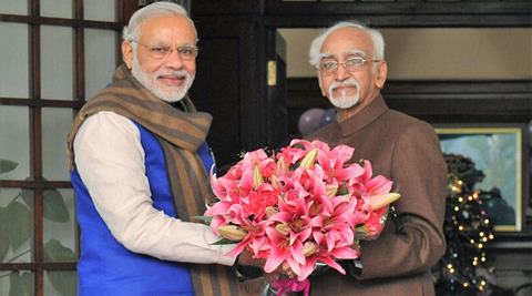 PM greets nation on New Year; visits President, VP | India News - The Indian Express