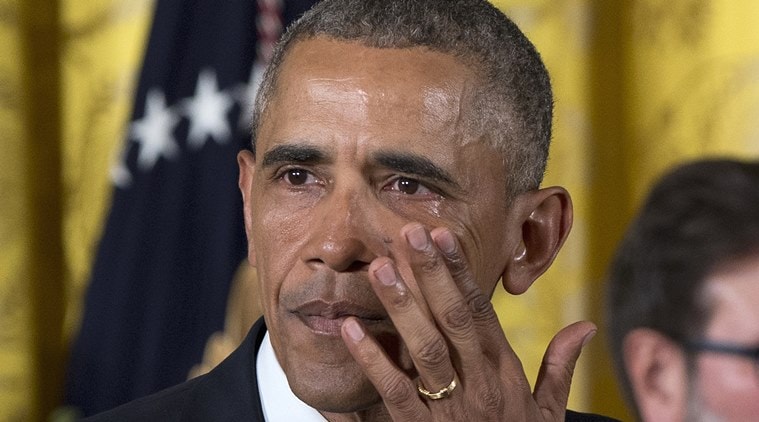 Barack Obama says he was himself surprised by his public crying | World ...