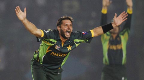 Two wickets, 3 catches, 23 off 8: Shahid Afridi leads Pakistan to win ...