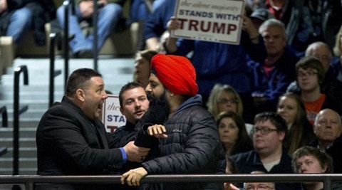 Sikh man forced out of Trump rally for carrying ‘Stop Hate’ banner ...