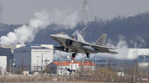 Day after US F-22 planes fly over South, spy agency warns of North ...