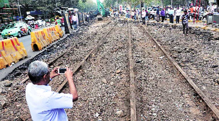 Mumbai’s lost tram tracks surface | Mumbai News - The Indian Express