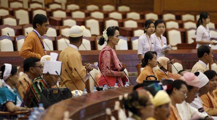 New dawn: Myanmar house begins new session dominated by Suu Kyi party ...