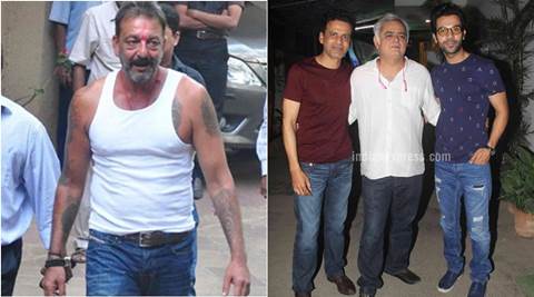 Manoj Bajpayee, Rajkummar Rao happy at Sanjay Dutt’s release ...