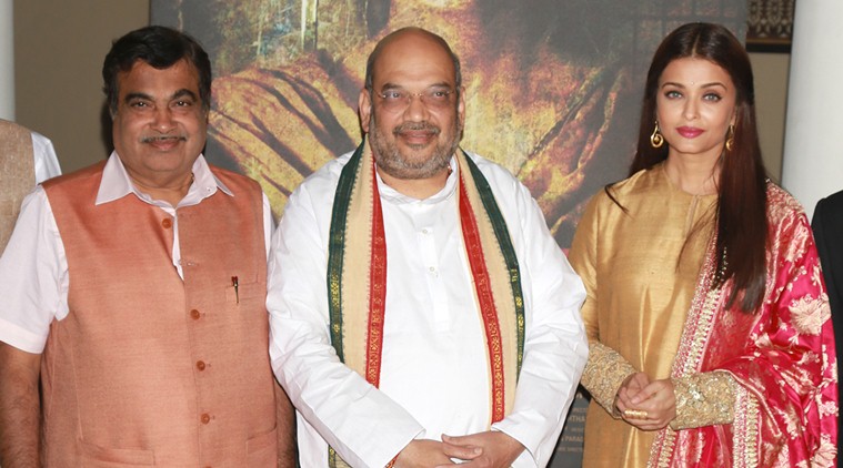 Amit Shah, Nitin Gadkari unveil Aishwarya Rai Bachchan’s ‘Sarbjit ...