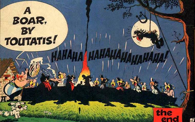 How Asterix, Archie and Tintin whetted our appetite for roast wild boar ...