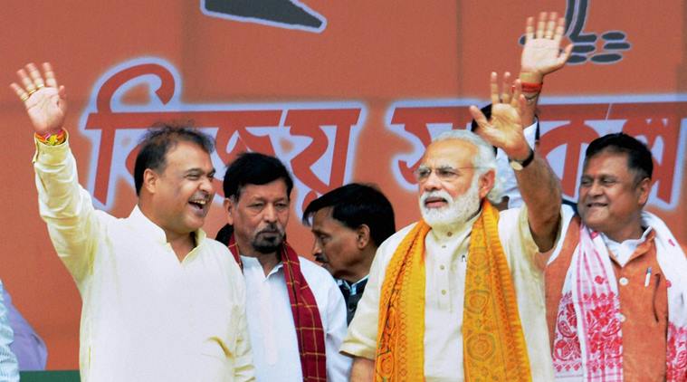 PM Modi says strong wind of change will blow away Congress, appeals for ...