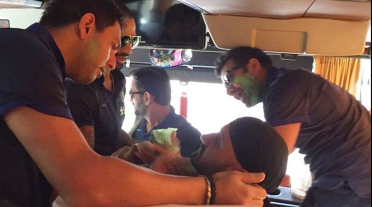 Here’s how Indian cricket team celebrated Holi after Bangladesh win ...