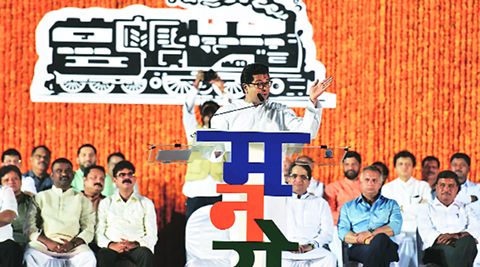 At ‘comeback rally’, Raj takes on BJP, Modi | India News - The Indian ...