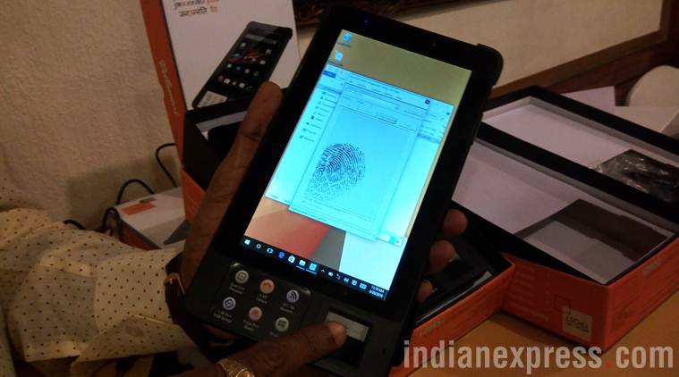 Datamini Janunnati Pad launched with Aadhaar-approved fingerprint ...