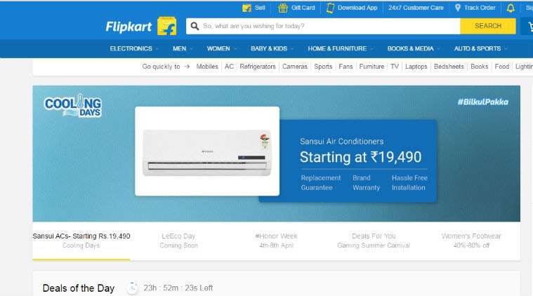 Flipkart has deals on AC, refrigerators, coolers and more: Check them ...