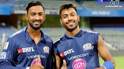IPL 2016: Hardik Pandya and Krunal Pandya are first brother-pair to be ...
