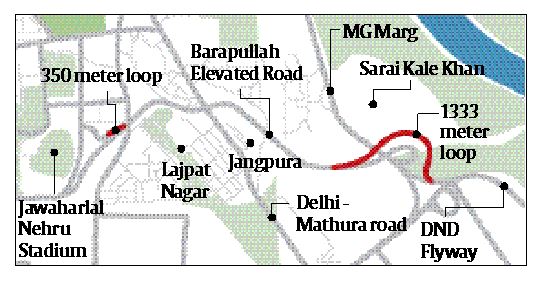 Barapullah Phase II: Two more loops on elevated corridor to cut travel time | Delhi News - The ...