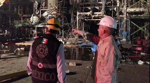 At least 13 killed in blast at Pemex plant in southeast Mexico oil hub ...