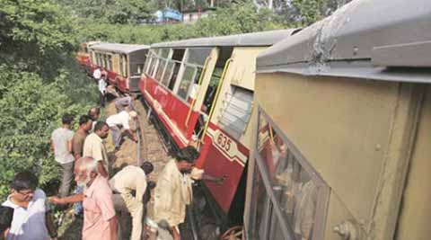 Chandigarh toy train accident: Northern Railway terminates services of ...