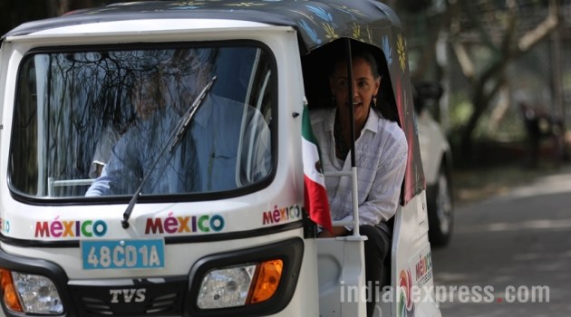 Guess what the Mexican Ambassador’s favourite ride to work is ...