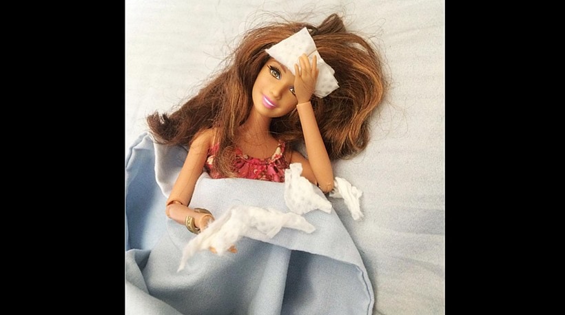 Barbie poses as clueless aid worker in Africa in this satirical photo ...