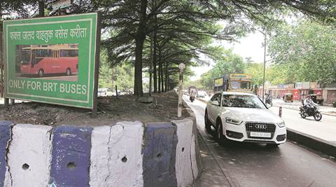 BRTS works in fits and starts in most of its five routes, smooth road a ...