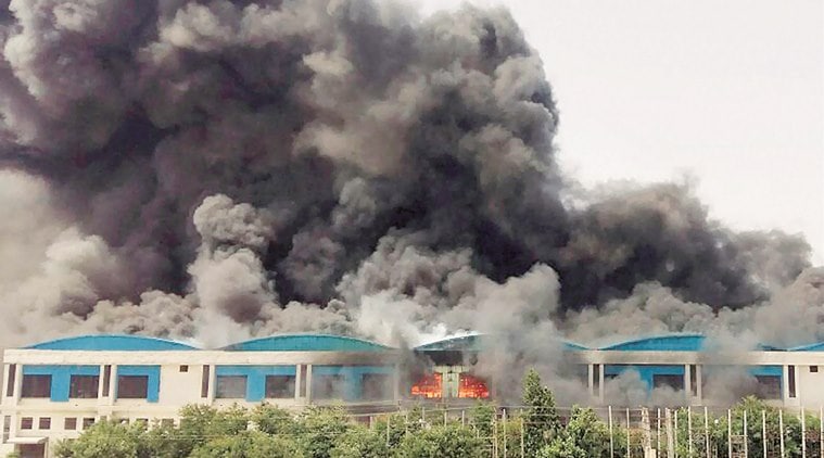 Gurgaon: Fire at Subros factory, no casualty reported | Delhi News ...