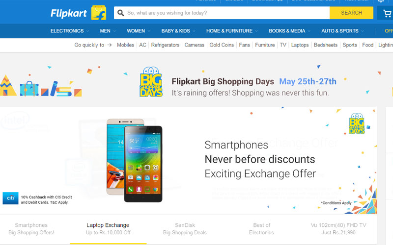Flipkart’s Big Shopping Days: Le 1s Eco on open sale, discount on Apple ...