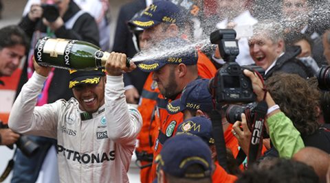 Lewis Hamilton ends race drought in Monaco’s rain | Motor-sport News ...