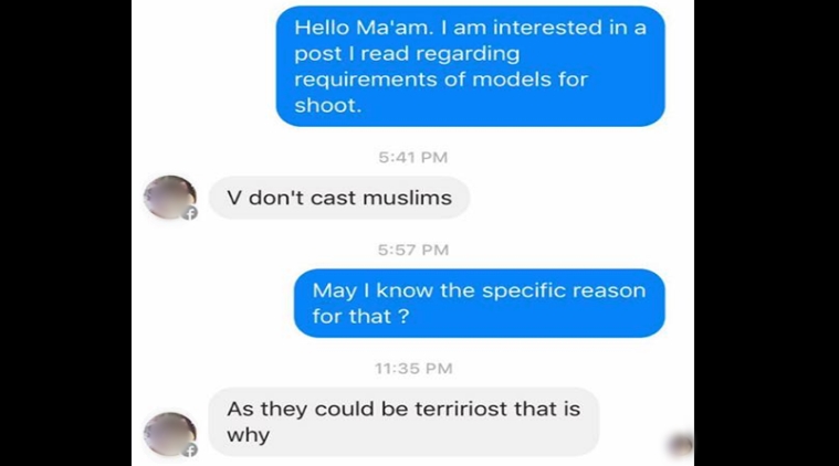The Islamophobic-discriminatory post that went viral: Girl claims FB ...