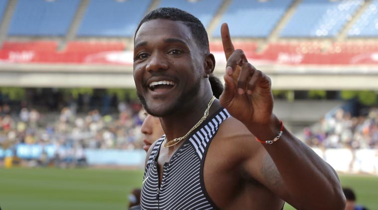Justin Gatlin crusies to win in 100 meters at Golden Grand Prix | Sport ...