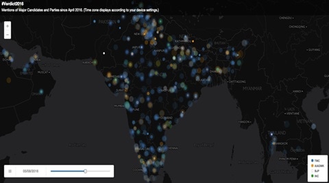 You have to see this Twitter timelapse map of how the 5 states voted ...