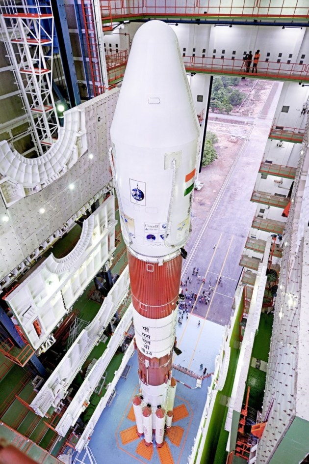 ISRO’s historic launch: PSLV C-34 with 20 satellites lifts off from ...