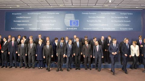 EU leaders meets without Britain for first time since Brexit vote ...