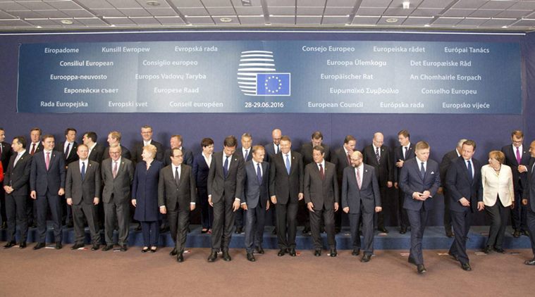 EU leaders meets without Britain for first time since Brexit vote ...