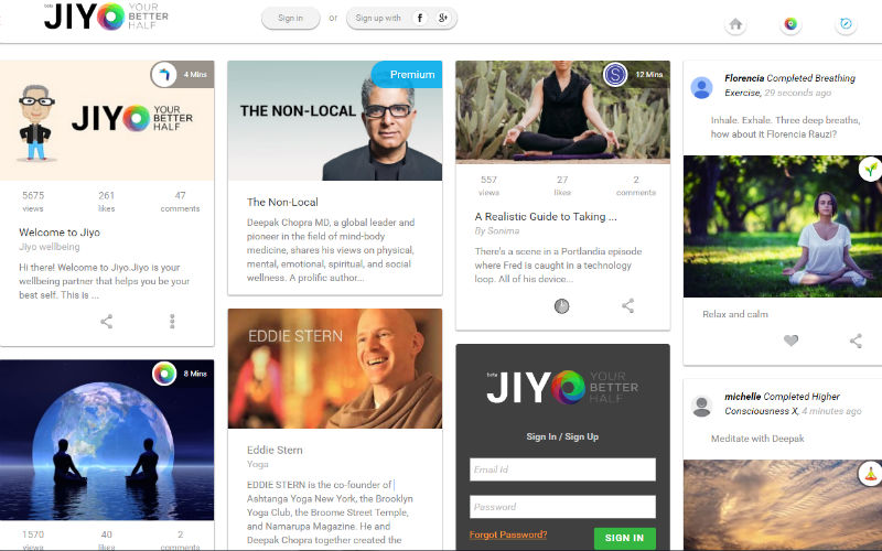 Deepak Chopra unveils health and wellness app Jiyo | Technology News ...