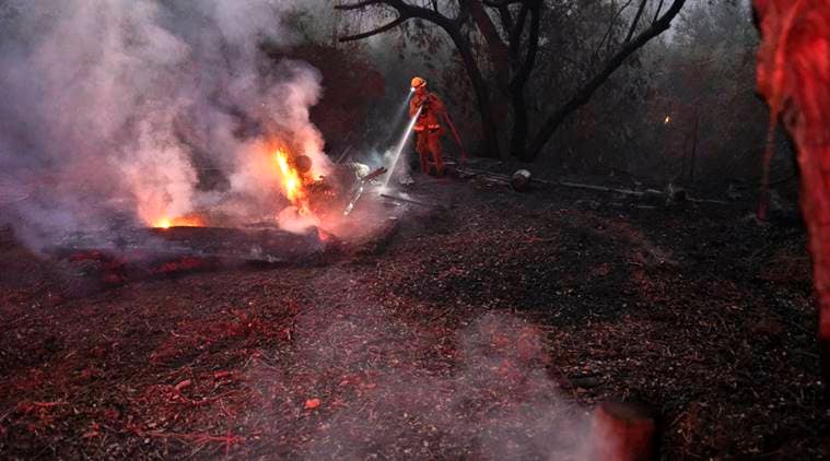 Evacuations lifted in brush fire north of Los Angeles | World News ...