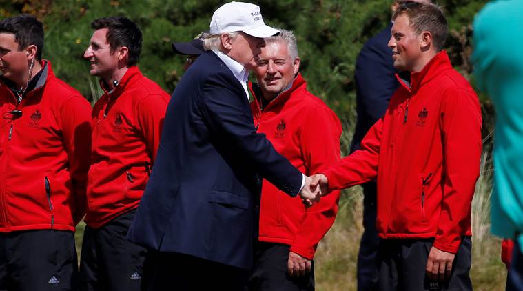 Brexit: Trump plays down finanicial market turmoil on Aberdeen visit ...