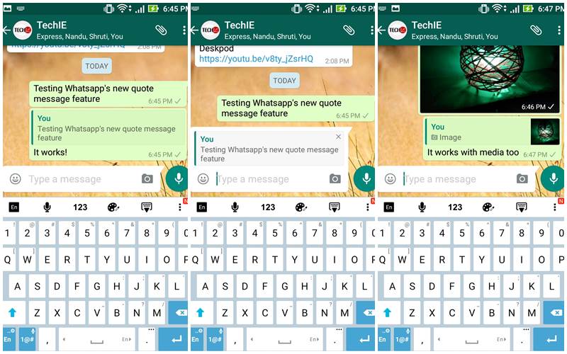 WhatsApp for Android to get message quotes feature: Here’s how it works ...