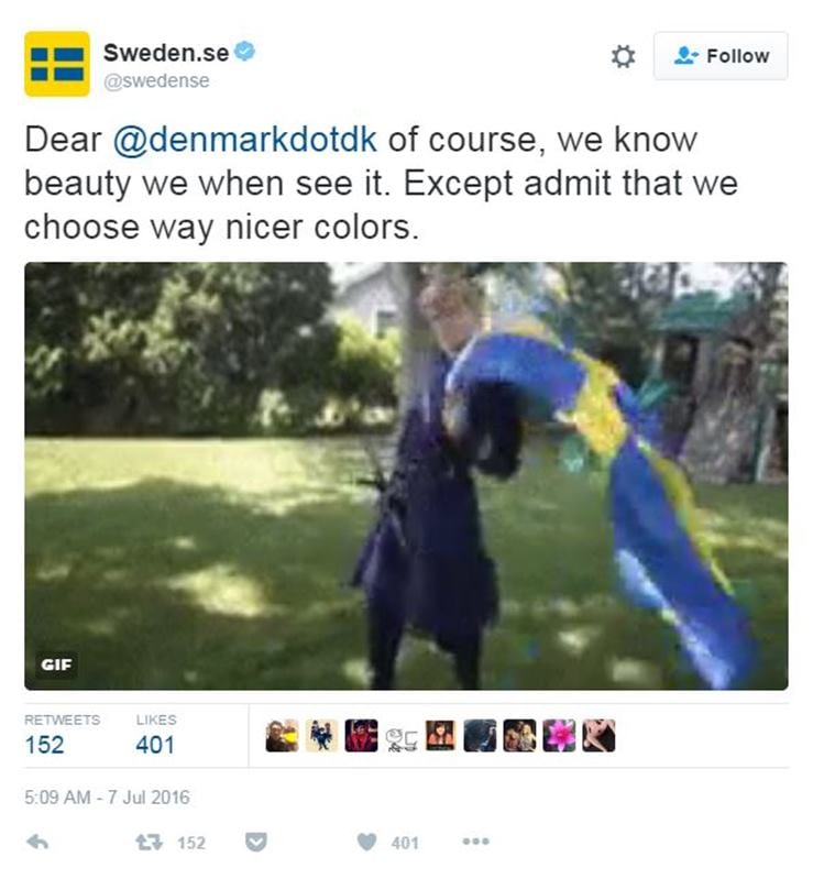 Sweden and Denmark were at war! On Twitter; and it’s hilarious ...