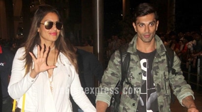 Bipasha Basu, husband Karan Singh Grover are back from their vacation ...