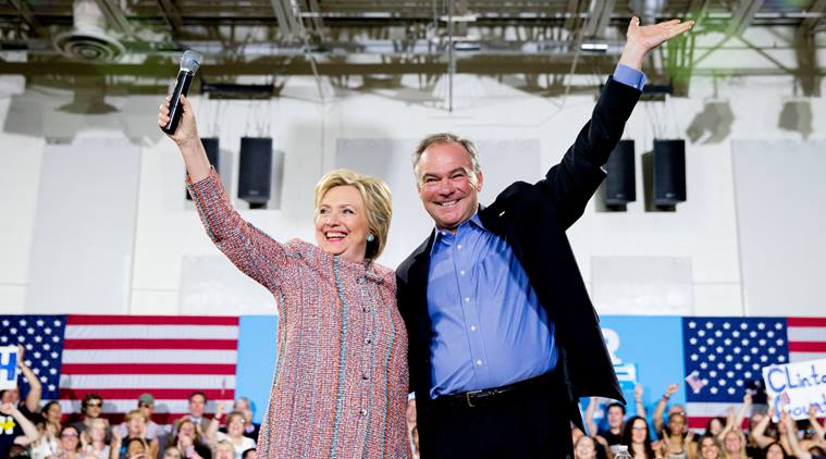 Hillary Clinton picks Tim Kaine as running mate | World News - The ...