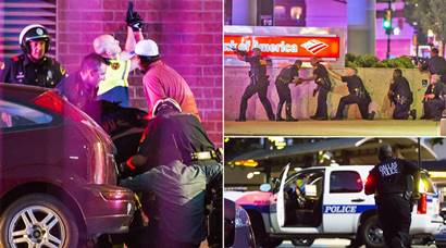 Dallas shooting photos