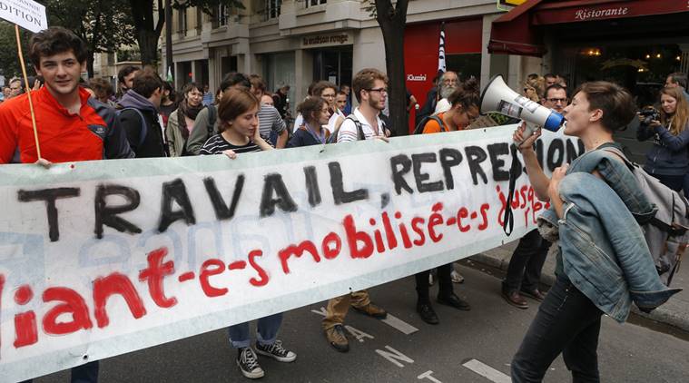 French unions rally last-gasp protest as labour reform takes final ...